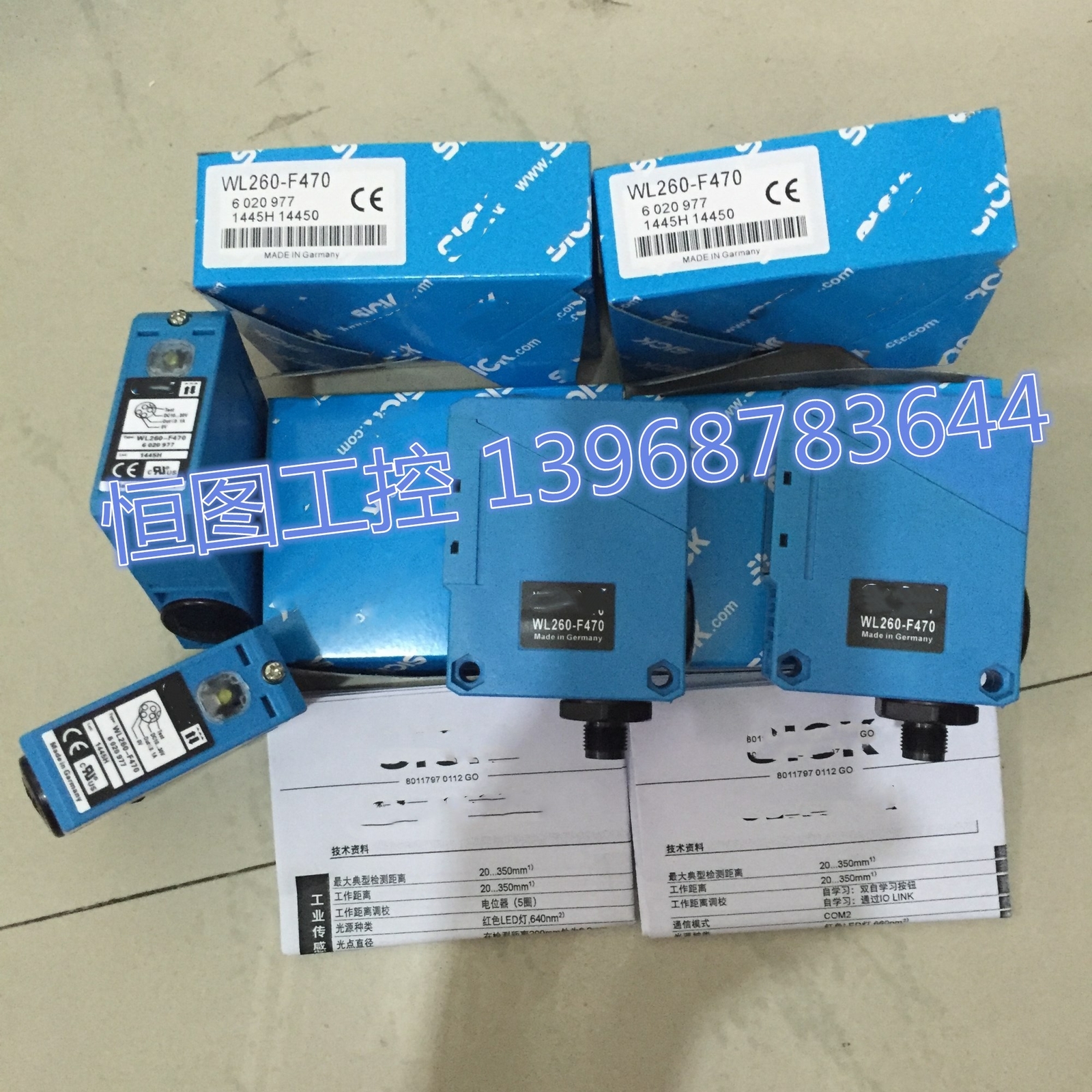 1PC compatible for WL260-F470 Photoelectric retro-reflective sensor | eBay