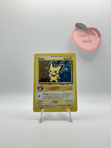 Pokémon TCG Pichu Neo Genesis 12/111 Holo Unlimited Holo Rare | eBay