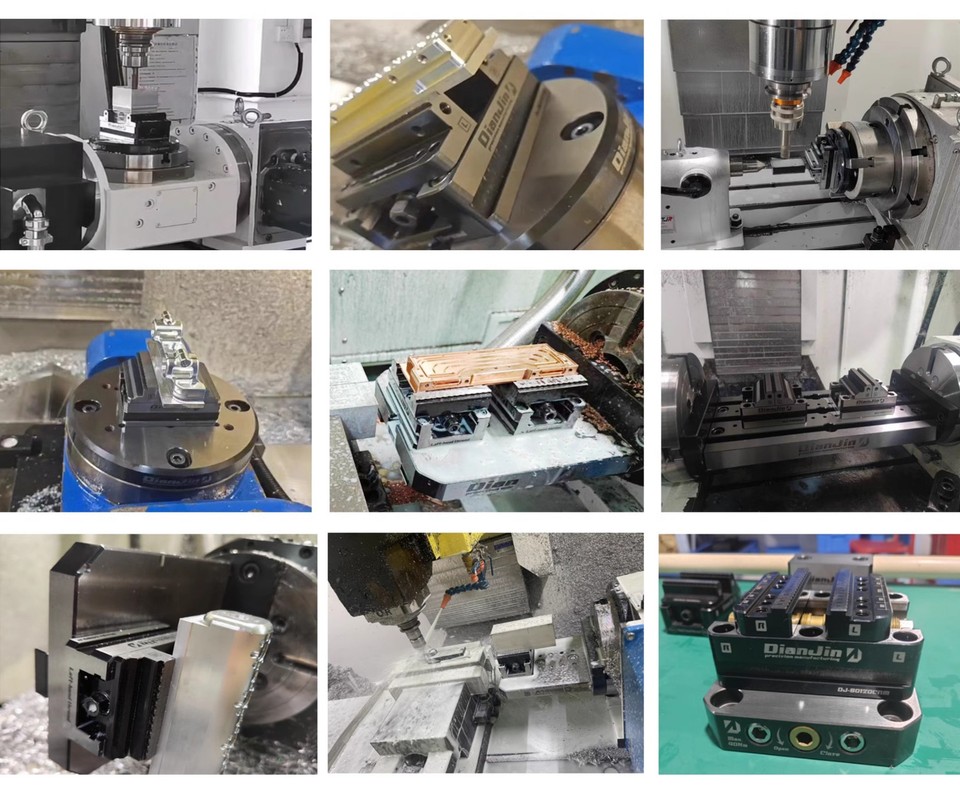 4/5 axis Fixture Self-centering Vise Zero-point Quick-change 4 axis DJ ...