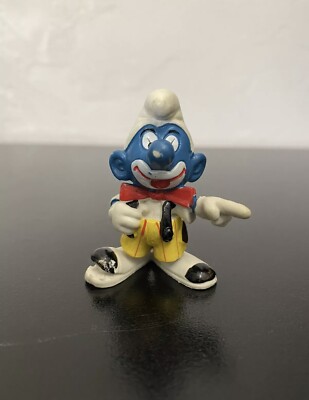 Smurfs Clown Smurf Big Top Circus Performer Rare Vintage 20033 1979 ...