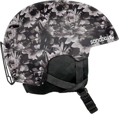 SANDBOX ICON SNOW (Fit System) '24 Helmet - Black Floral - Size Medium ...