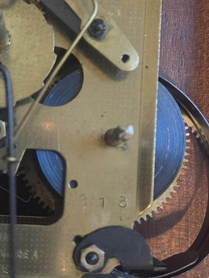 Vintage Waltham 31-Day Wall Clock Chimes with Key Working Korea | eBay