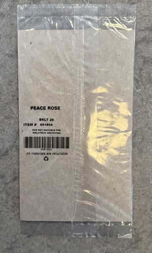 20 Forever Stamps Peace Rose ~ In Original Sealed Plastic As Purchased ...