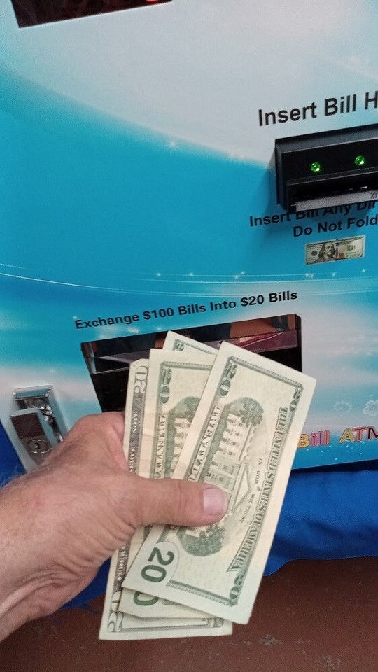 Bill To Bill Changer Breaks Large Bills to Small Bills, Front Load, NEW ...