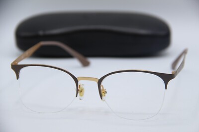 NEW RAY-BAN RB 6422 3005 BROWN GOLD GUNMETAL AUTHENTIC FRAMES ...
