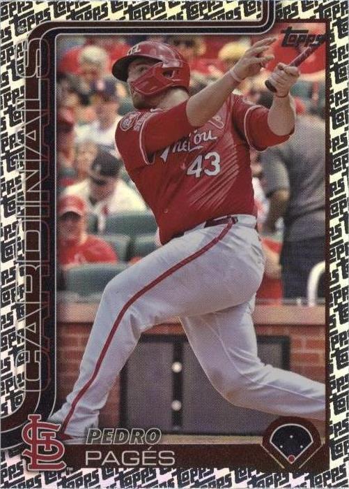 2025 Topps Series 1 - Pedro Pages #252 Topps Foil Pattern for sale ...