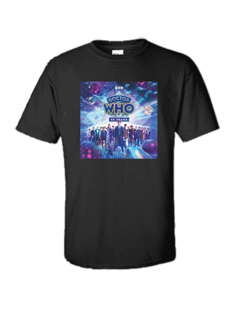 Dr Who 60th Anniversary T-Shirt All Adult & Kids sizes available | eBay UK