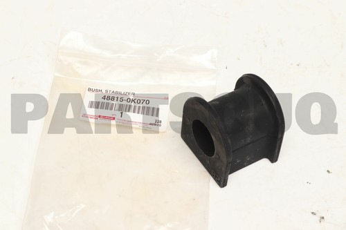 488150K070 Genuine Toyota BUSH, FRONT STABILIZER BAR, NO.1 48815-0K070 ...