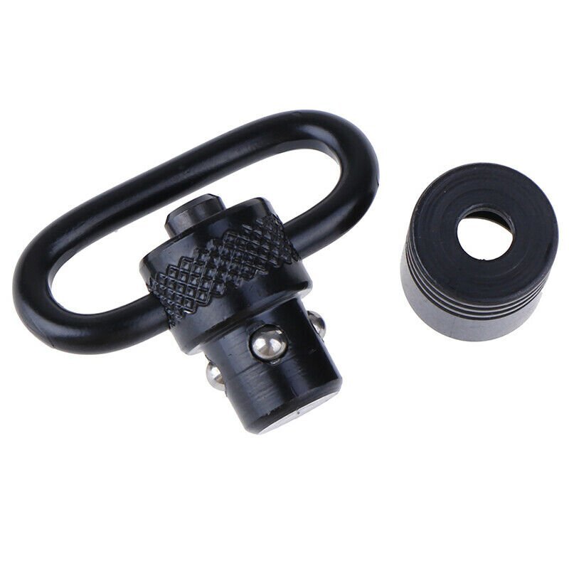 2/4 Pack QD Sling Swivels Heavy Quick Detach Release Push Button Mount ...