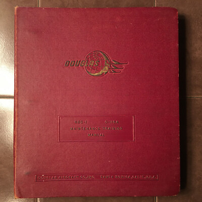 Original 1951 Douglas R6D-1 & C-118A aka DC-6 Maintenance Training ...