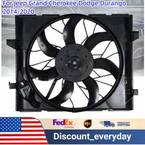 Radiator Cooling Fan Replacement For Jeep Grand Cherokee Dodge Durango ...