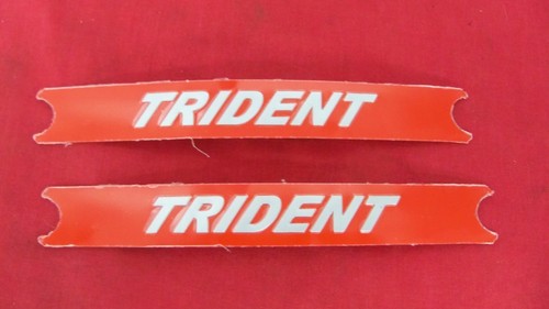 TRIUMPH TRIDENT T150 SIDE PANEL EMBOSSED MOTIF/DECAL SET 60-4149 UK ...