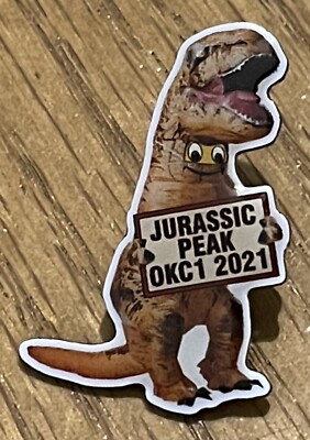 Jurassic Peak OKC1 AMAZON PECCY PIN | eBay