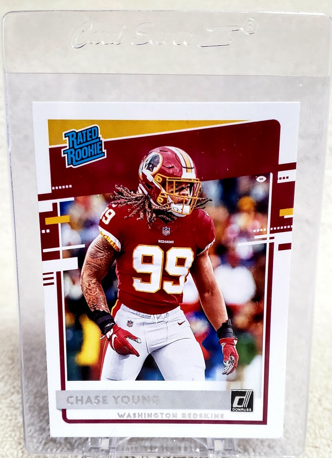 2021 Panini Donruss Chase Young Rookie Card 🔥 Washington Commanders | eBay