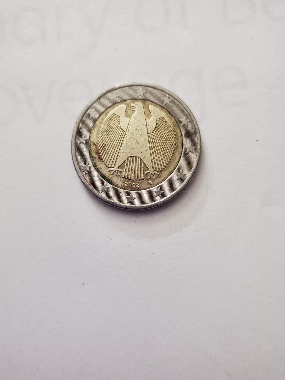 2002 GERMANY 2 EURO WITH LETTER EDGE | eBay