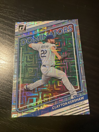 2022 Donruss Clayton Kershaw Dominators Vector Parallel Los Angeles #D ...