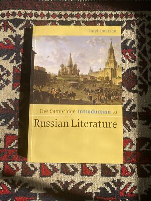 The Cambridge Introduction to Russian Literature By Caryl Emerson ...