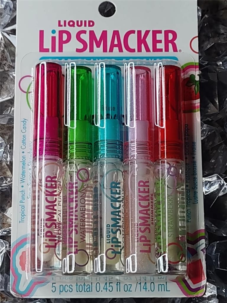 Liquid Lip Gloss Smacker ULTRA SHINE & SUPER SHIMMER Friendship 5 Pack ...