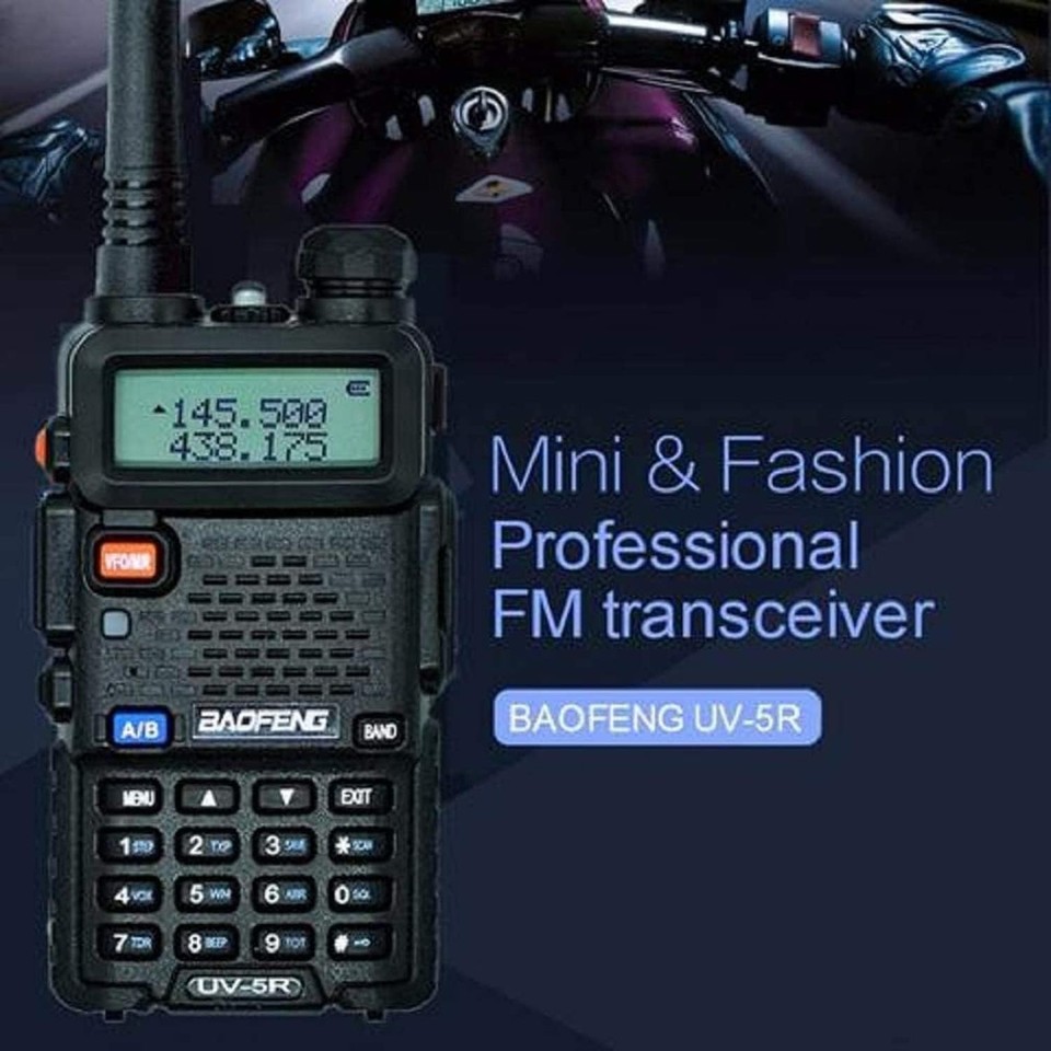 Baofeng UV-5R Walkie Talkie - Keypad Lock, 128 Channels, 72-Hour ...