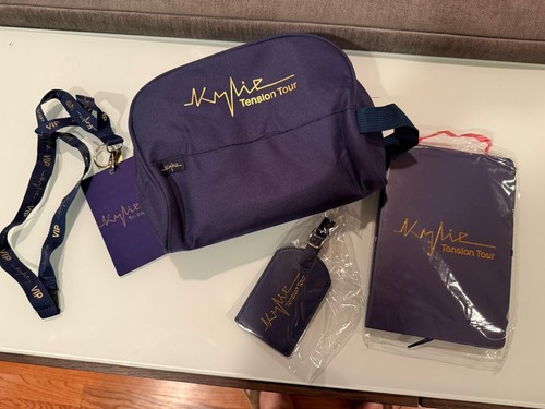 Kylie Minogue 💎 TENSION Tour 4-Piece VIP Exclusive Merchandise Gift Set ...