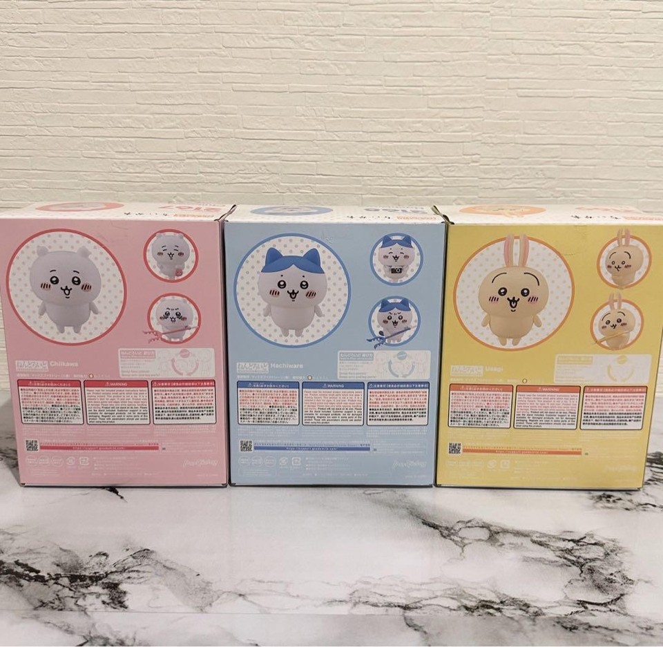 Nendoroid Chiikawa Hachiware Usagi Set of 3 Figure Good Smile Company ...