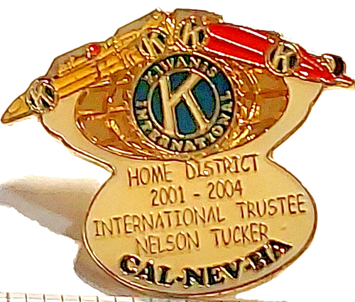 Kiwanis International CAL-NEV-HA 2001-2004 Nelson Tucker Lapel Pin | eBay