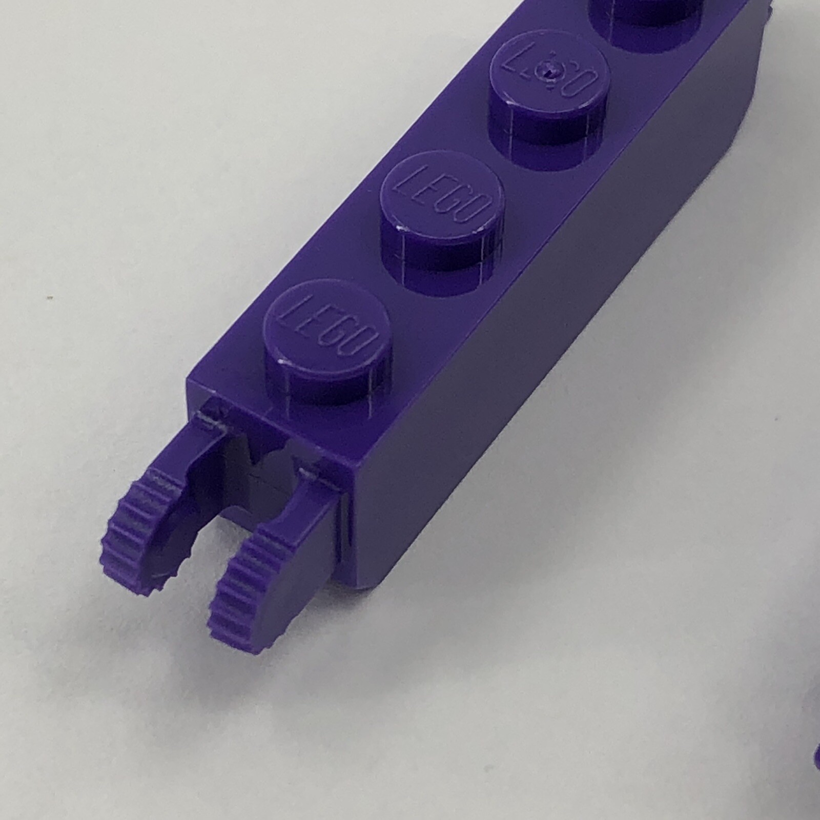 30387 LEGO Part Hinge Brick 1x4 Locking w/ Grip & Clamp Vertical DARK ...