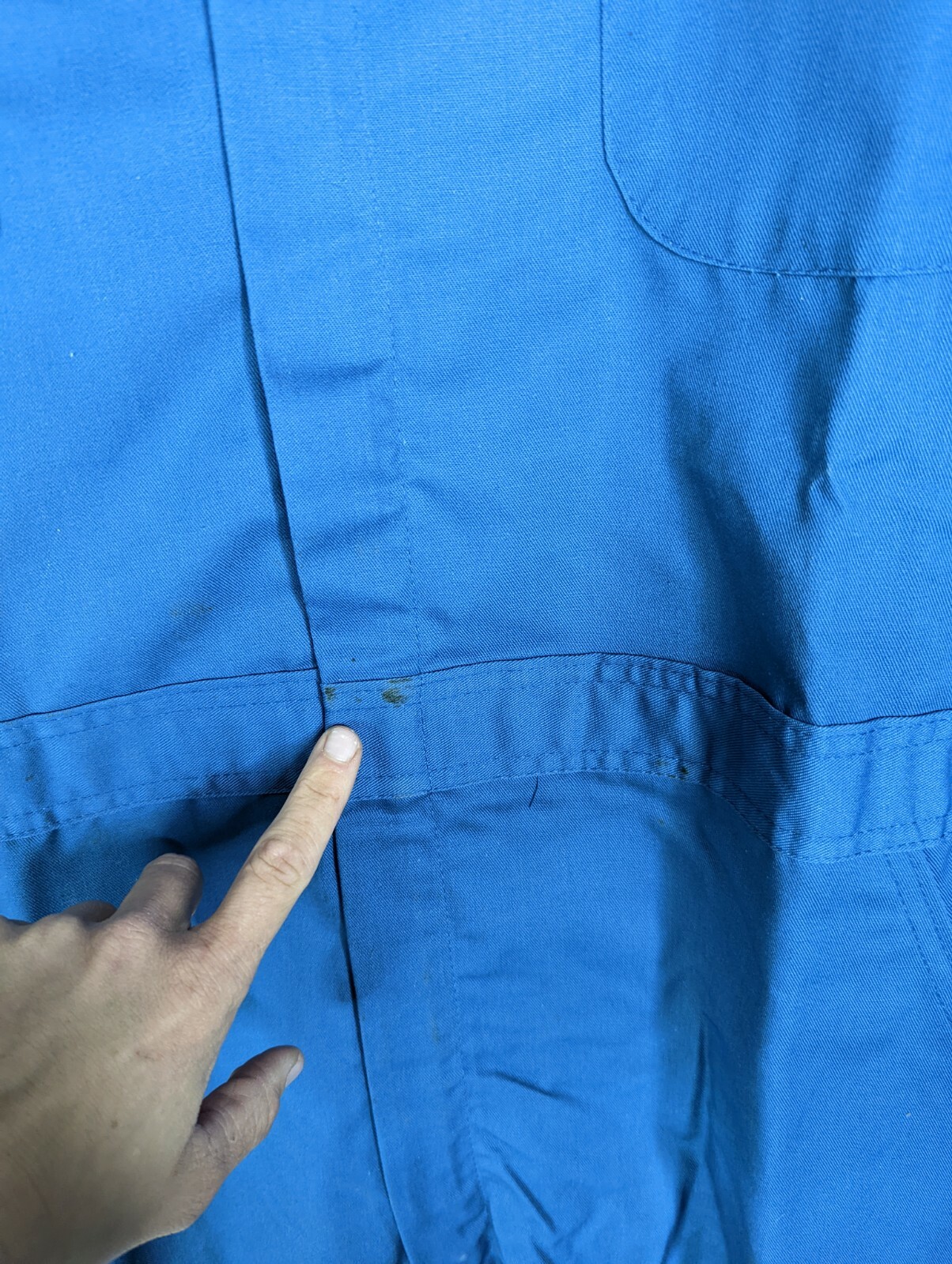 Industrial Blue Long Sleeve Utility Work Uniform Cove… - Gem
