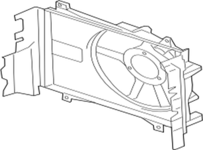 1355A278 Mitsubishi Shroud, cooling fan 1355A278, New Genuine OEM Part ...