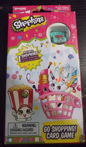 NEW Shopkins Go Shopping! Card Game with Exclusive Figure Telephone ...
