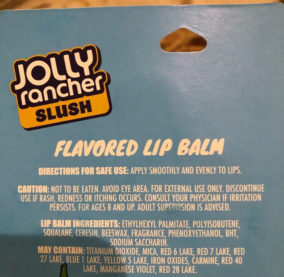 Jolly Rancher Cherry Flavored Slush Cup Lip Balm 3 Pack Lot | eBay