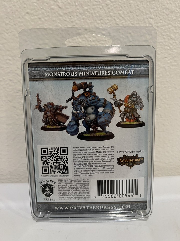 Privateer Press Hordes Trollbloods Stone Scribe Elder - Unit Attachme ...