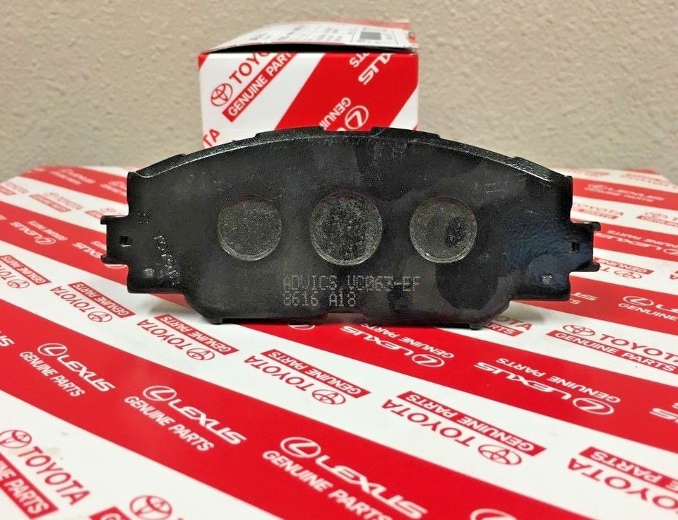 2008-2019 TOYOTA COROLLA FRONT CERAMIC BRAKE PADS GENUINE OEM 04465 ...
