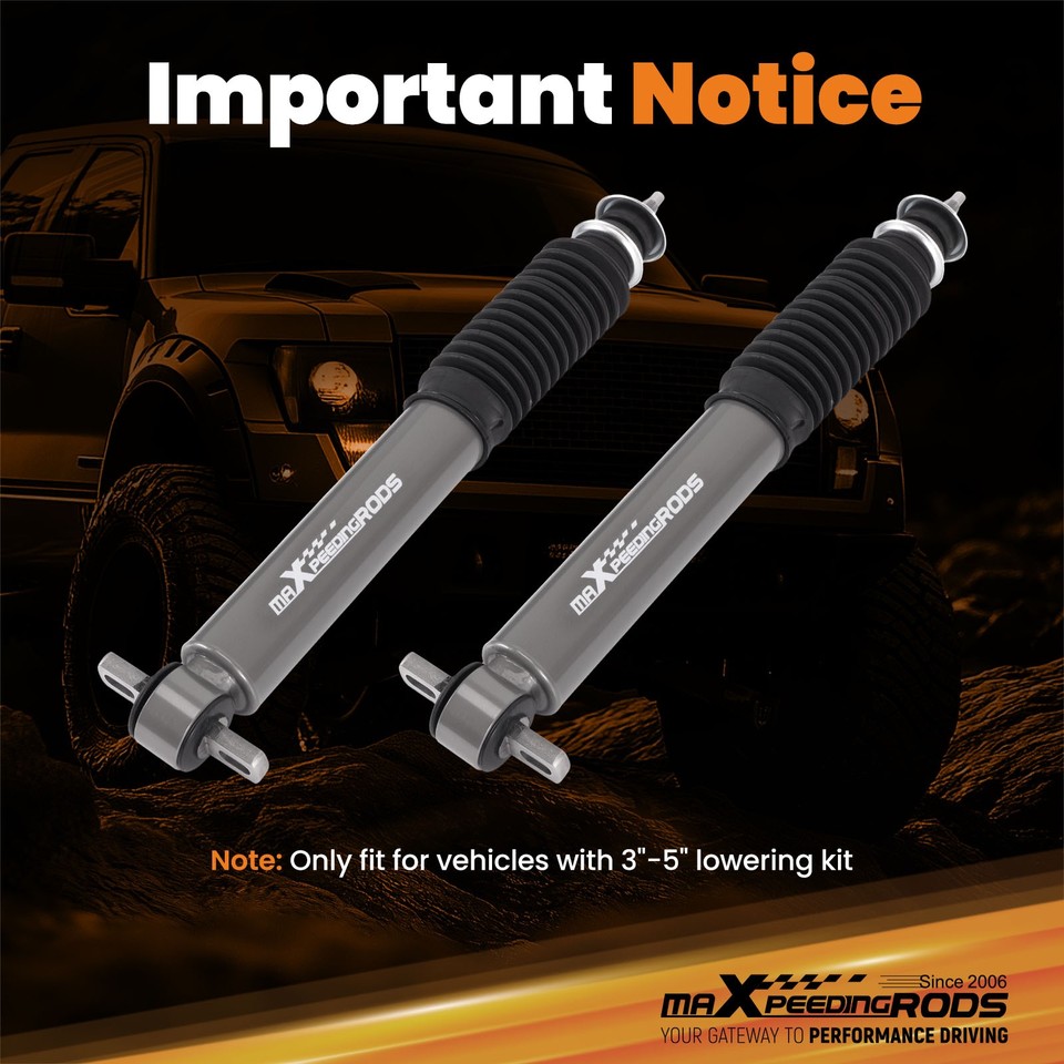 Lowering Front Twin Tube Shocks for Ford F150 97-03 3-5" Drop ...