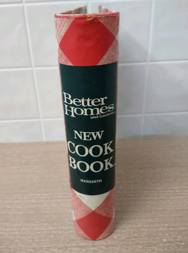 Vintage Better Homes and Gardens New Cook Book 1974 Red Plaid Ring ...