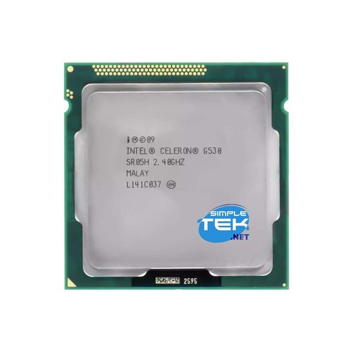 INTEL CELERON G530 2.40GHZ SR05H SOCKET LGA1155 LGA 1155 CPU PROCESSOR ...