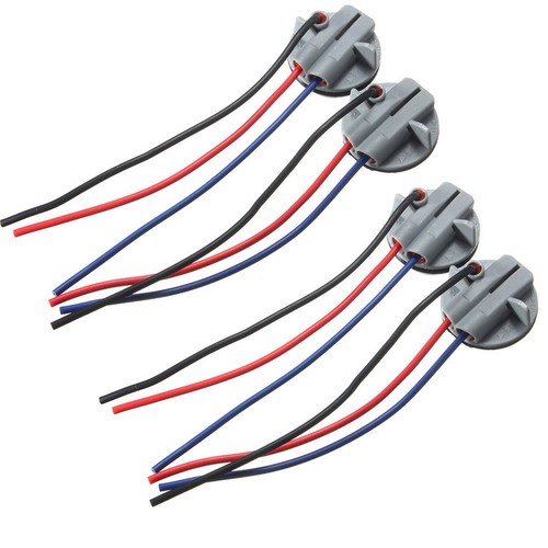 2/4/8Pcs 1157 2057 2357 LED Pig Tail Plug Stop Brake Turn Light Bulb ...