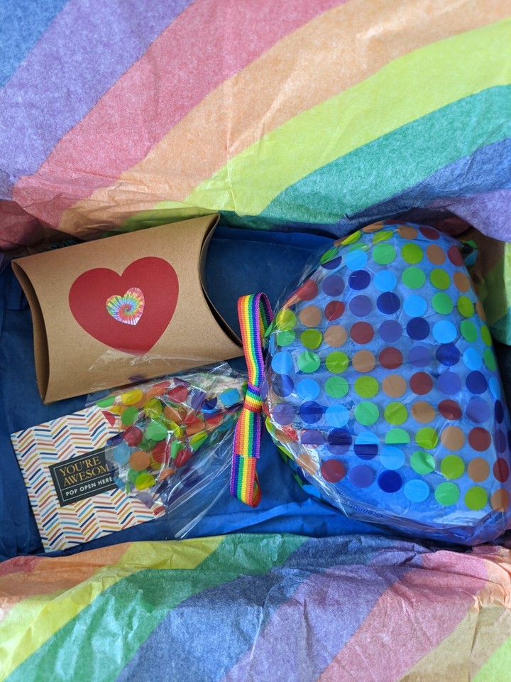 Share Joy ~ Magical Rainbows Gift Box ~ Painted Ceramic Rainbow ...