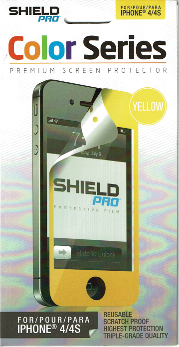 Apple iPhone 4 & 4S Screen Protector in Clear, Colors, Front or Back | eBay