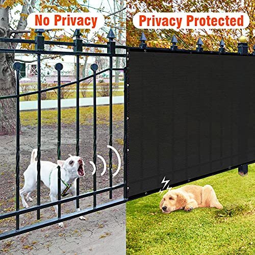 4x50Ft Heavy Duty Mesh Privacy Screen Fence Net Barrier for Garden Yard ...