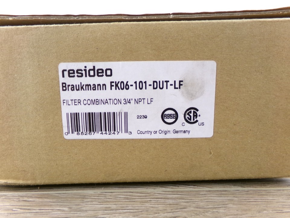 New HONEYWELL FK06-101-DUT-LF FILTER COMBINATION 3/4" NPT LF | eBay