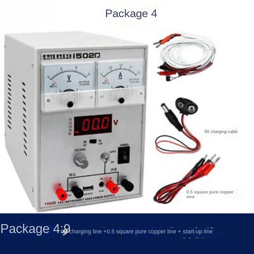 1502D 15V 0-2A Adjustable DC Power Supply Mobile Phone Repair Power ...