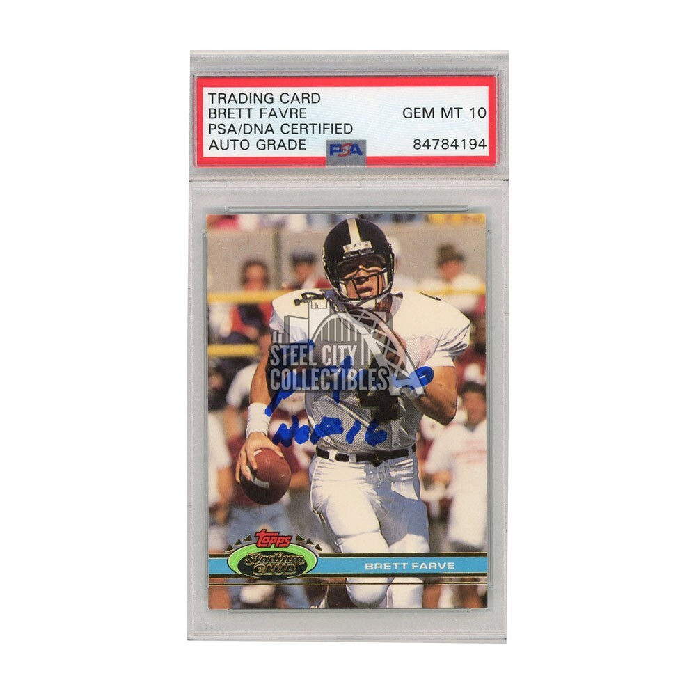 Brett Favre | Autographed Football Memorabilia & NFL Merchandise