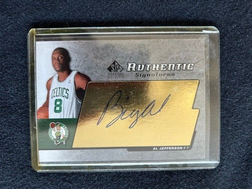Al Jefferson RC Certified Signature Autograph Auto On Card | eBay