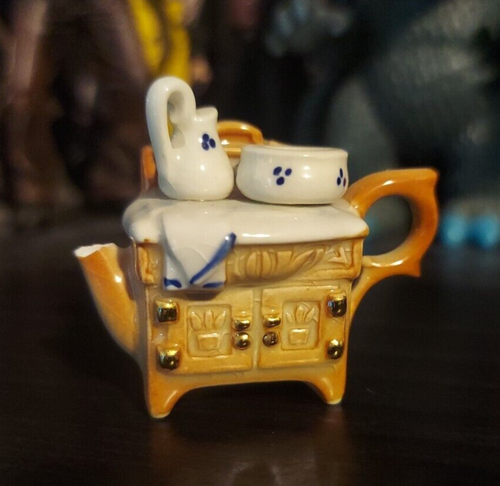 CARDEW DESIGN Teapot Collectible Miniature Porcelain Victorian Wash ...