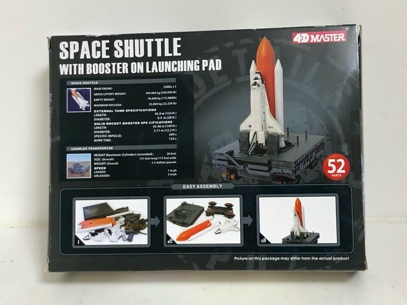 AOSHIMA SKYNET 4D MASTER PUZZLE "SPACE SHUTTLE & BOOSTER" 1/450 | eBay