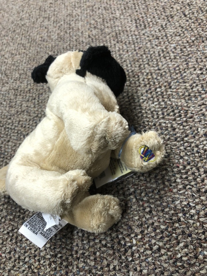 Webkinz Lil'Kinz pug dog brand new sealed/ Unused Code Tag.~ SMOKE FREE ...