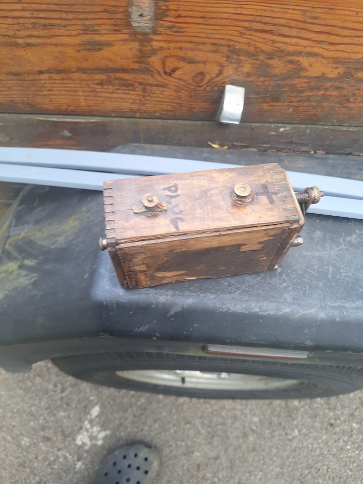 KW Trembler buzz coil.Old stationary engine.Fordson F tractor.Ford ...