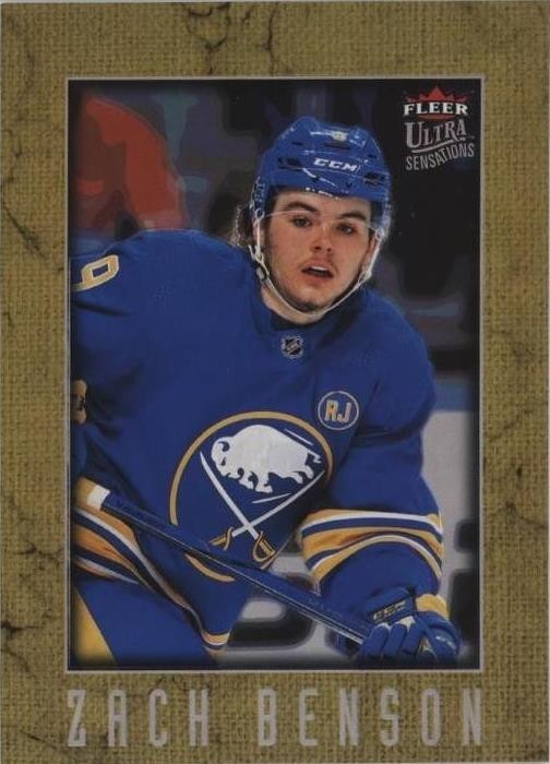 2024-25 Upper Deck Fleer Ultra - Ultra Sensations Zach Benson #SN 20 OF ...