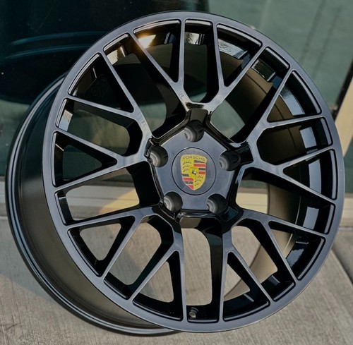 19" inch Gloss Black GTS Wheels for Porsche Boxster Panamera 911 Turbo ...